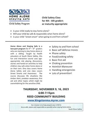 Kingston Parks & Recreation: Home Alone Staying Safe